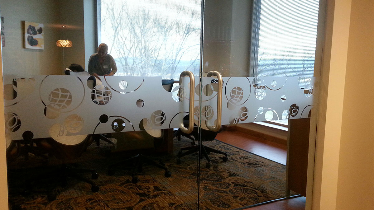 Etched Glass Window Vinyl for Elegance and Privacy